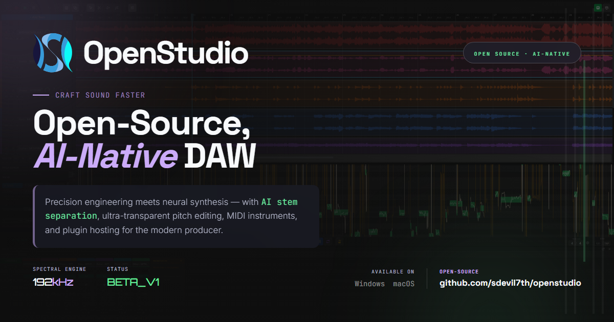 OpenStudio | Free Open Source DAW for Music Production